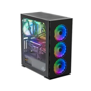 YEYIAN Yari X21 Gaming PC Computer, INTEL 12th Gen Alder Lake i9-12900KF 16-Core 3.2GHz, GeForce RTX 3080 10GB GDDR6X, 2TB NVMe Gen 4 SSD, 2TB 3.5” HDD, 32GB DDR5 4800MHz, 240mm AIO ARGB WiFi 6 BT 5.2