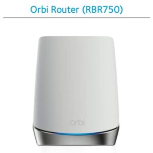 Orbi RBR750 Whole Home AX4200 Tri-Band Mesh WiFi 6 System (Router Only), White