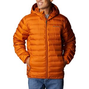 Columbia Men's Lake 22 Down Hooded Jacket, Warm Copper, Large