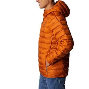 Columbia Men's Lake 22 Down Hooded Jacket, Warm Copper, Large