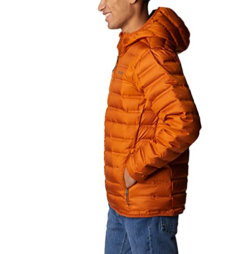 Columbia Men's Lake 22 Down Hooded Jacket, Warm Copper, Large