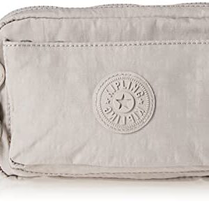 Kipling womens Women's Abanu Crossbody Handbag, Grey Gris, 9.5 L x 6.75 H 3.5 D US