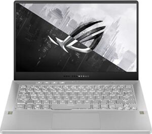 asus rog zephyrus g14 ultra slim gaming laptop, 14" 120hz qhd display(2560x1440),amd ryzen 9 5900hs,nvidia geforce rtx 3060,16gb ram | 1tb pcie ssd, fingerprint reader, windows 10, moonlight white