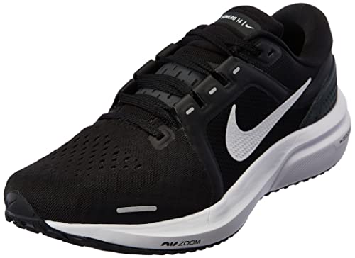 Nike Women's Air Zoom Vomero 16 Running Shoes, Black / White / Anthracite, 8.5 US