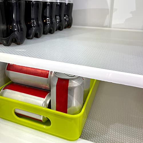 Shelf Liners for Kitchen Cabinets Non Adhesive Drawer Liner, 20 in x 20 FT Non Slip Waterproof Washable Refrigerator Mats for Wire Shelf,Bathroom Shelves,Fridge,Dresser,Shoe Rack