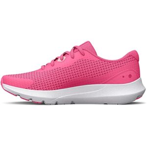 under armour women's surge 3 --running shoe, (602) pink punk/pink punk/white, 8.5