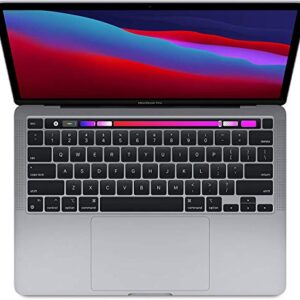 Mid 2020 Apple MacBook Pro Touch Bar with 2.0 GHz Quad Core i5 (13 inches, 16GB RAM, 512GB SSD) Space Gray (Renewed)