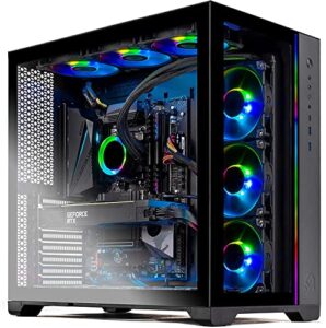 skytech prism ii gaming pc desktop – amd ryzen 9 5900x 3.7 ghz, rtx 3090 24g gddr6x, 1tb nvme ssd, 16g ddr4 3200, 1000w gold psu, 360mm aio, ac wi-fi, windows 10 home 64-bit