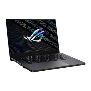 ASUS 2022 ROG Zephyrus 15.6" QHD 165Hz Gaming Laptop Computer, AMD Ryzen 9-5900HS, 16GB RAM, 2TB PCIe SSD, Backlit Keyboard, NVIDIA GeForce RTX 3080 Graphics, Win 10, Gray, 32GB USB Card