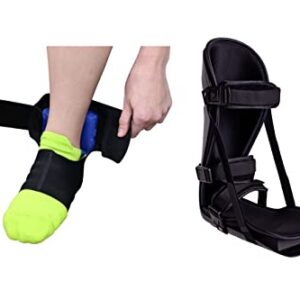 Brace Direct Air Foot Wrap (Small) + Posterior Night Splint (Small)- for Plantar Fasciitis, Achilles Tendinitis, Heel Pain and Drop Foot​ for Right or Left Foot, Men or Women