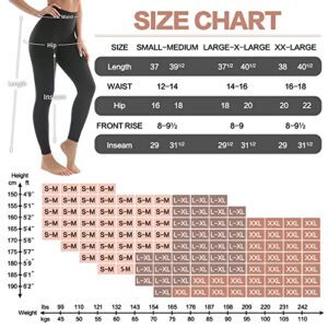 4 Pack Leggings for Women Butt Lift High Waisted Tummy Control No See-Through Yoga Pants Workout Running Leggings