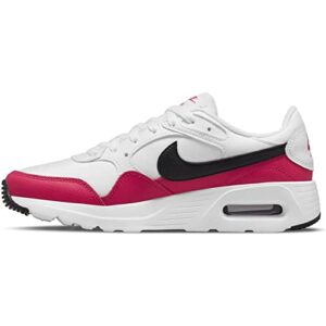 nike women's air max sc white/black-rush pink (cw4554 106) - 8