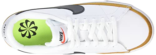 Nike Womens Tennis (White Black Desert Ochre, us_Footwear_Size_System, Adult, Women, Numeric, Medium, Numeric_10)