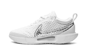 nike womens wmns zoom court pro hc dh0990 101 white/metallic silver - size 8w