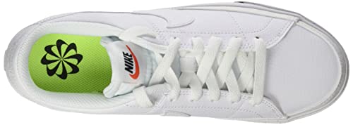 Nike Women's Gymnastics Shoes, White White White Black Volt, 9 US