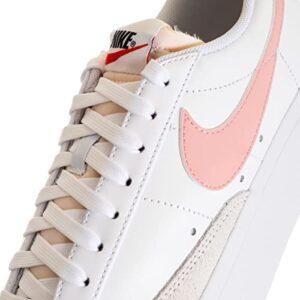 Nike W Blazer Low Platform Shoes White Pink Glaze Size 7