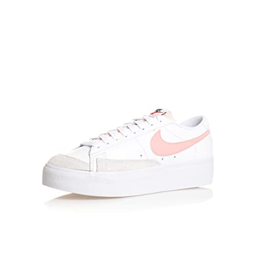 Nike W Blazer Low Platform Shoes White Pink Glaze Size 7