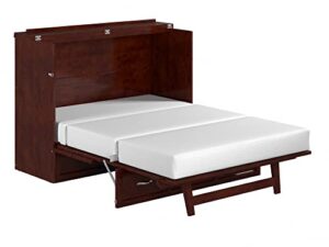 afi deerfield murphy bed chest full, walnut