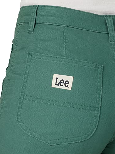 Lee Women's Legendary High-Rise Patch Front Short, Fern, 12