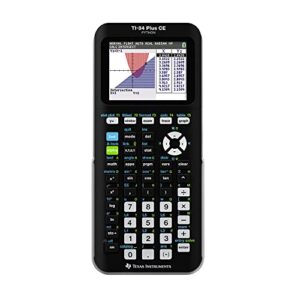 scientific graphic calculator, folima ti-84 plus ce color graphing instruments, black 7.5 inch