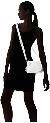 Kipling womens WomenÂ’s Sabian Bag, Lightweight Everyday Purse, Nylon Shoulder Crossbody Mini Bag, New Alabaster, 7.75 L x 5.75 H 3.25 D US