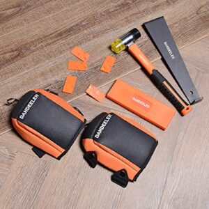 Dandeeler 45 Piece Laminate Flooring Tools Installation Kit with Mallet Tapping Block Pull Bar Spacers and 2pc Knee Pads