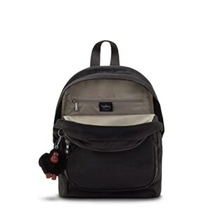 Kipling Women's Challenger Backpack, Spacious Interior, Padded Shoulder Straps, Accessories Organizer, Nylon Bag, Black Tonal, 10.25" L x 14.25" H x 8.25" D