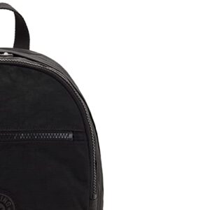 Kipling Women's Challenger Backpack, Spacious Interior, Padded Shoulder Straps, Accessories Organizer, Nylon Bag, Black Tonal, 10.25" L x 14.25" H x 8.25" D