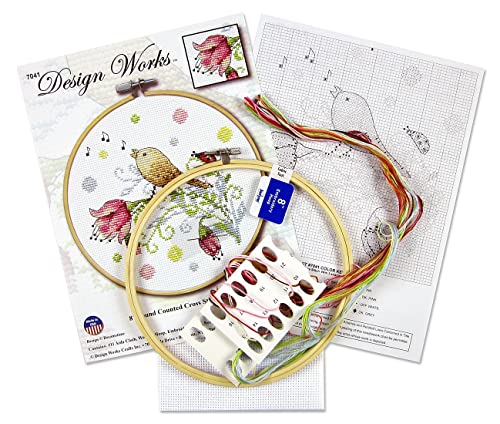 Design Works Crafts Janlynn Counted Cross Stitch Kit, Bird