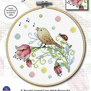 Design Works Crafts Janlynn Counted Cross Stitch Kit, Bird