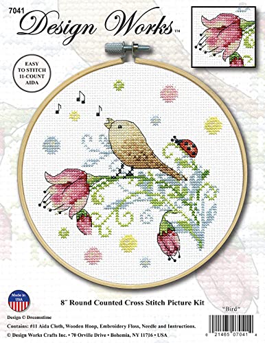 Design Works Crafts Janlynn Counted Cross Stitch Kit, Bird