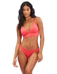 billabong womens classic lowrider bikini bottom, fuego, large us