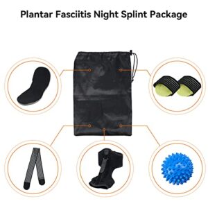 Plantar Fasciitis Night Splint;Plantar Fasciitis Relief Brace;Achilles Tendonitis Support,Foot Drop, black