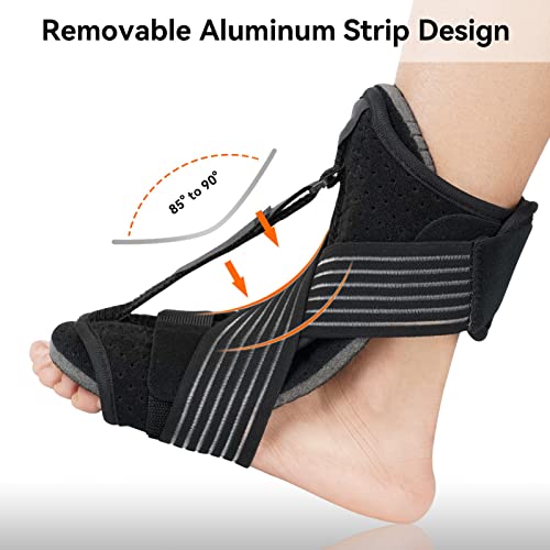 Plantar Fasciitis Night Splint;Plantar Fasciitis Relief Brace;Achilles Tendonitis Support,Foot Drop, black