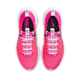 Nike Women's React Escape Run Flyknit Running Shoe, Pink Prime/Blackened Blue, 8.5 M US