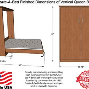 Adjustable Queen Size Deluxe Murphy Bed Kit, Vertical