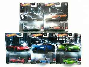 hot wheels car culture 2021 exotic envy complete set of 5 vehicles