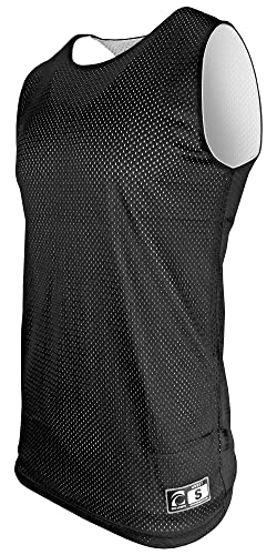 Epic Youth Full-Court 2-Layer Reversible Tank Top Black Basketball Jerseys S