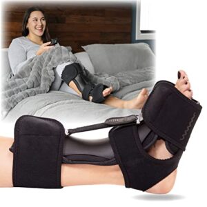 braceability plantar fasciitis night splint - dorsal plantar fascia night splint, achilles tendonitis foot brace for plantar fasciitis relief, heel pain sleeping boot - fits men and women (l/xl)