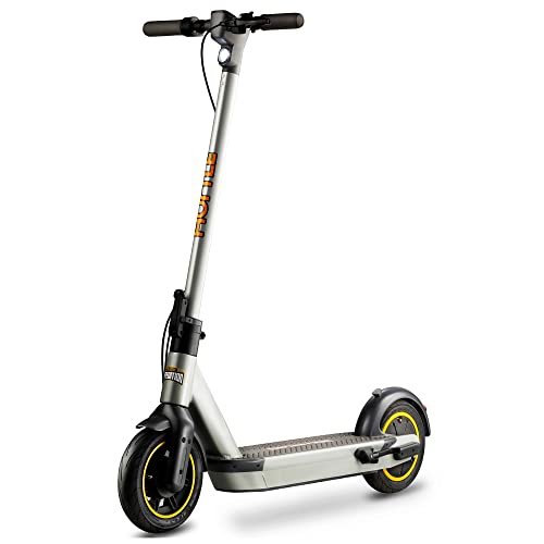 10 Inches Foldable Electric Scooter - Unique Performance and Upgraded Pneumatic Tire Foldable Commuter, Suitable for Adult and Easy to Store and Transport - HURES36