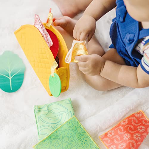 Melissa & Doug Multi-Sensory Soft Taco Fill & Spill Infant Toys For Babies, Baby Toys For Ages 6 Months And Older