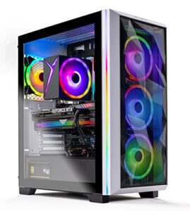 skytech gaming skytech chronos gaming pc desktop – intel core i5 12600k 3.7 ghz, nvidia rtx 3070, 1tb nvme ssd, 32gb ddr5 ram rgb, 750w gold psu, 240mm aio, 11ac wi-fi, windows 11 home 64-bit