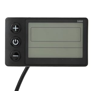 Bike Conversion Kit, 35A Low Level 1500W Electric Bike Controller with S866 LCD Display for Mountain Bike Scooter