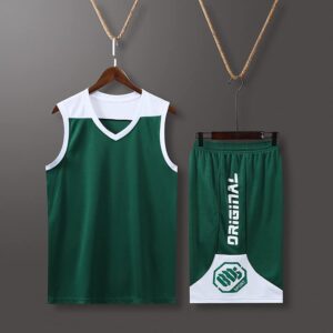 Custom Basketball Jerseys Any Name Number Team Logo - Basketball Jerseys for Men Boys Kids Aldult Basketball Uniform Set (green)