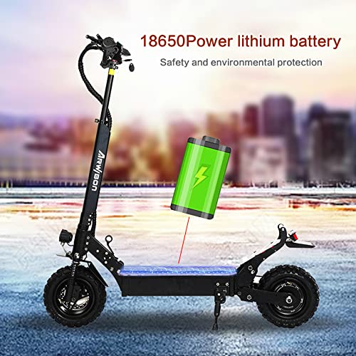 Electric Kick Scooter for Adults - 2500W Motor, Up to 30 MPH & 20-30 Miles, 48V/16AH, 11'' Heavy Duty Vacuum Off-Road Tire, Disc Braking, Adult Electric