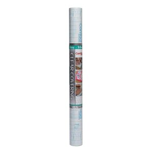 con-tact brand creative clear covering, versatile and self-adhesive shelf liner, ideal privacy film, protective clear vinyl, 18'' x 16', glossy