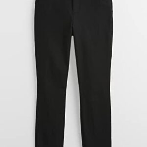 GAP Womens Skinny Ankle in Bi-Stretch Pants, True Black V2, 10 Short US