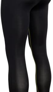 AND1 Men's Performance Leggings - Athletic Compression Base Layer Tights (Size: S-XL), Size X-Large, Black