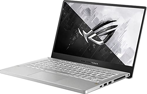 ASUS ROG Zephyrus G14 14" FHD 144Hz VR Ready Gaming Laptop 2022, AMD 8-core Ryzen 9 5900HS (Beats i9-10885H), 24GB RAM, 1TB PCIe SSD, GeForce RTX 3060 6GB, Backlit Keyboard, Win11, White + GM Mouse