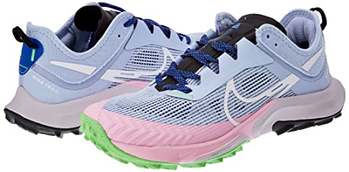 Nike Women's Air Zoom Terra Kiger 8 Running Shoes, Light Marine Pink Green, 7